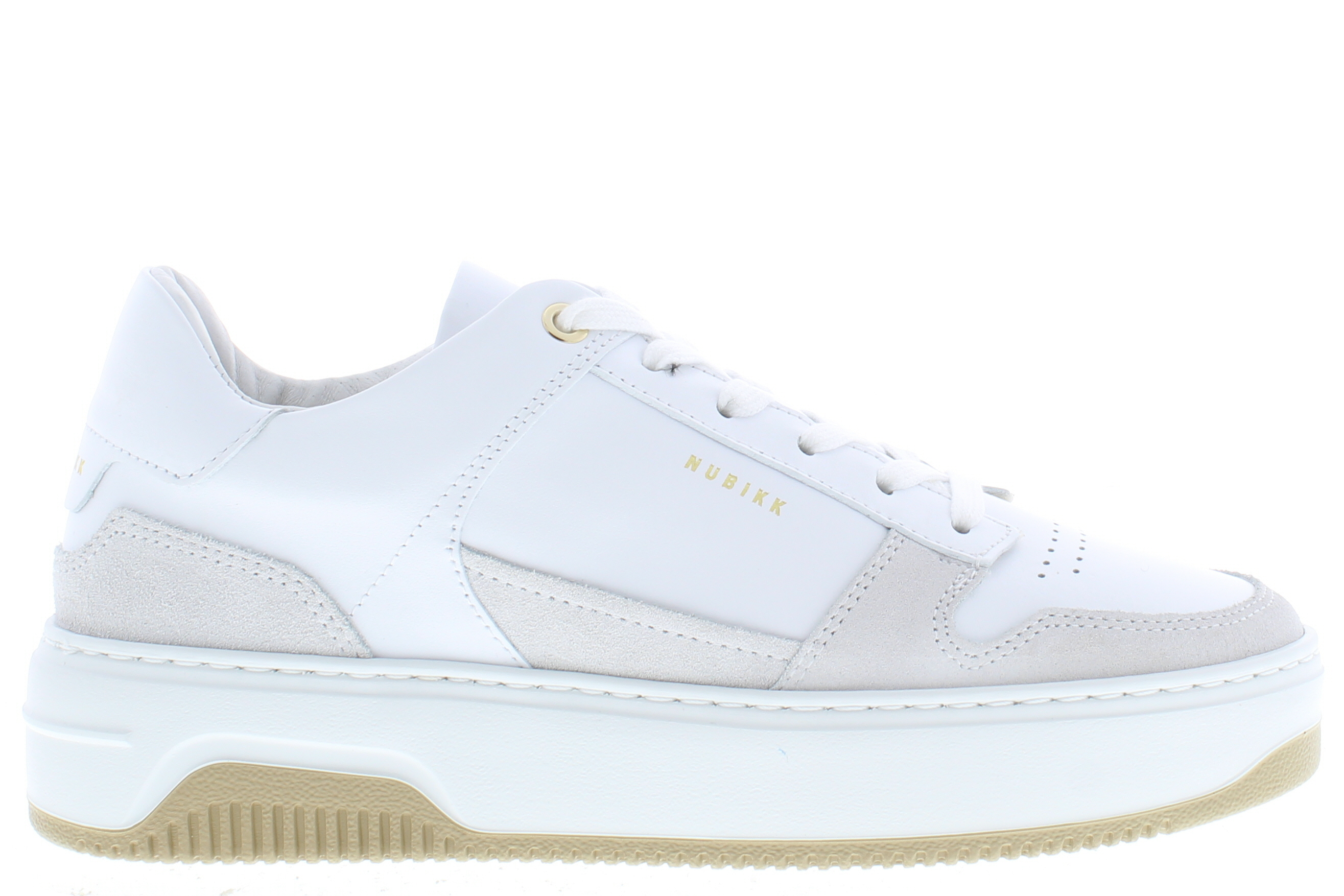 Nubikk Basket court white combi Wit - Schoenen.nl