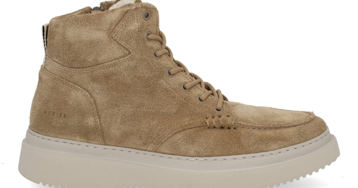 Nubikk Jonah Artic fur taupe | Shoesbyboudewijns.nl